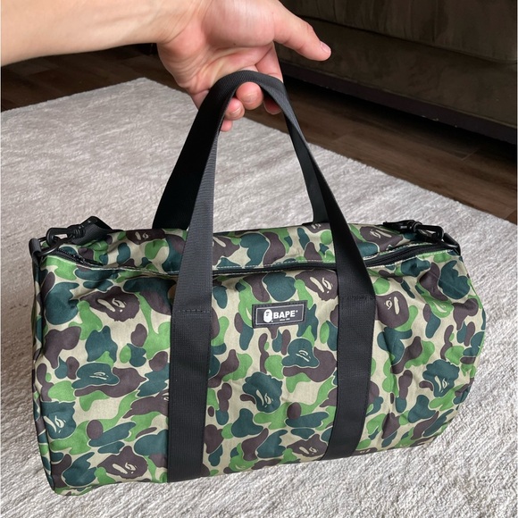 Bape | Bags | Bape Duffel Luggage Bag | Poshmark